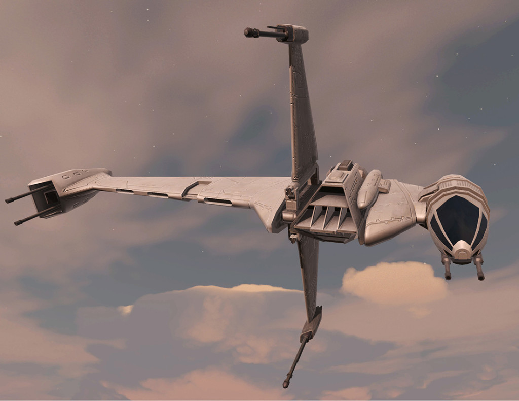 Game Ready Star Wars B-wing Starfighter 3D Model – Star Wars'n Stuff