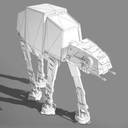 Game Ready Star Wars AT-AT Imperial Walker 3D Model – 3D Services for ...