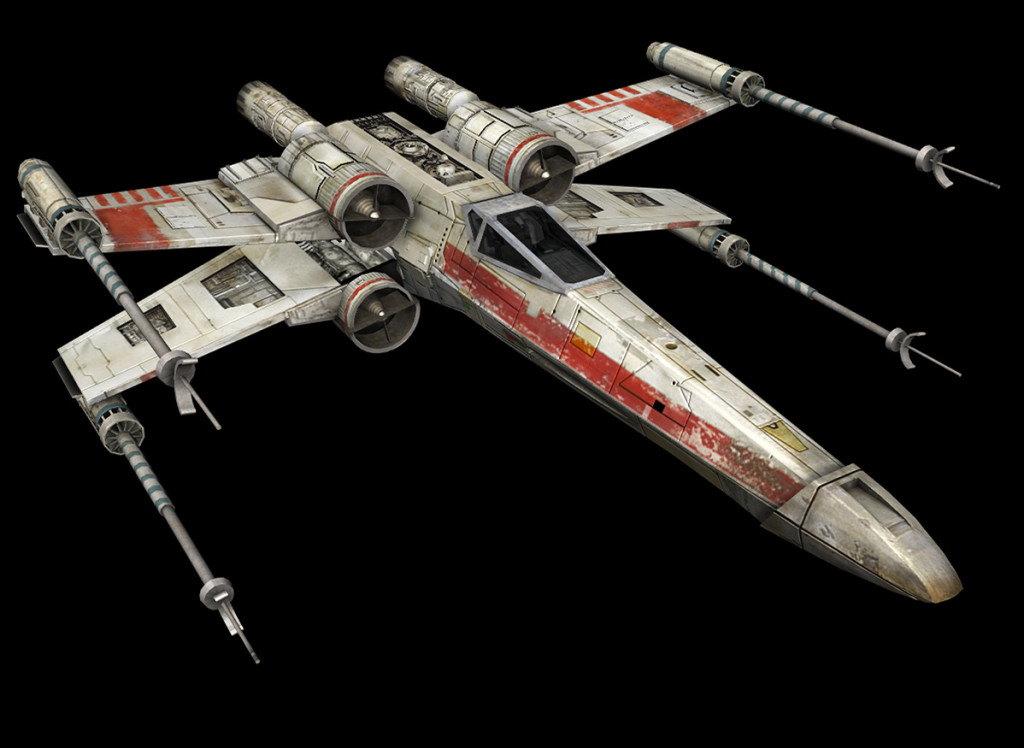 Game Ready Star Wars X-wing Starfighter 3D model – 3D Services for ...